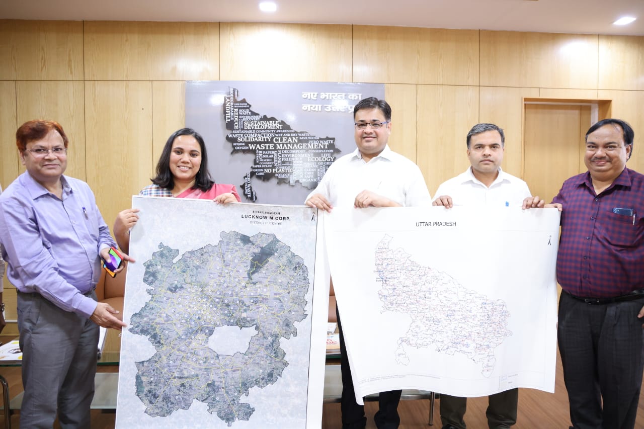 उत्तर प्रदेश के शहरी क्षेत्रों के बुनियादी विकास के लिए जियो-स्पेशल ...